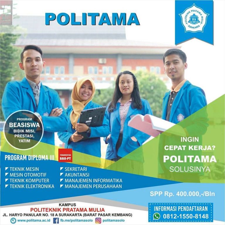 Maukuliah | Politeknik Pratama Mulia