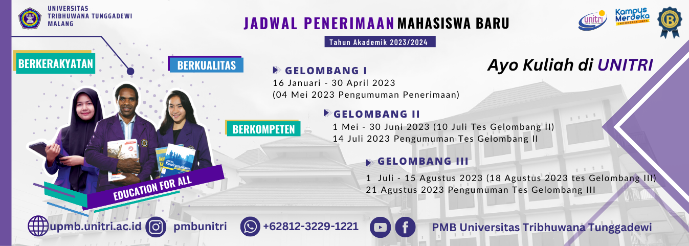 Maukuliah | Universitas Tribhuwana Tungga Dewi