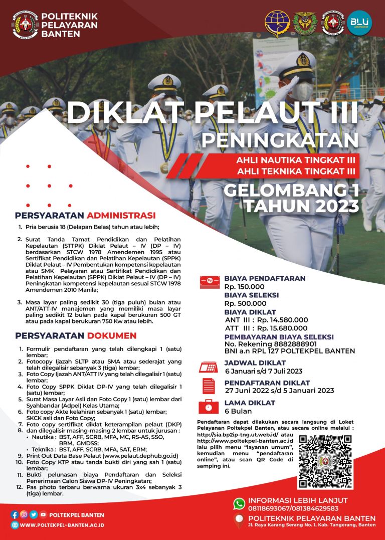 Maukuliah | Politeknik Pelayaran Banten